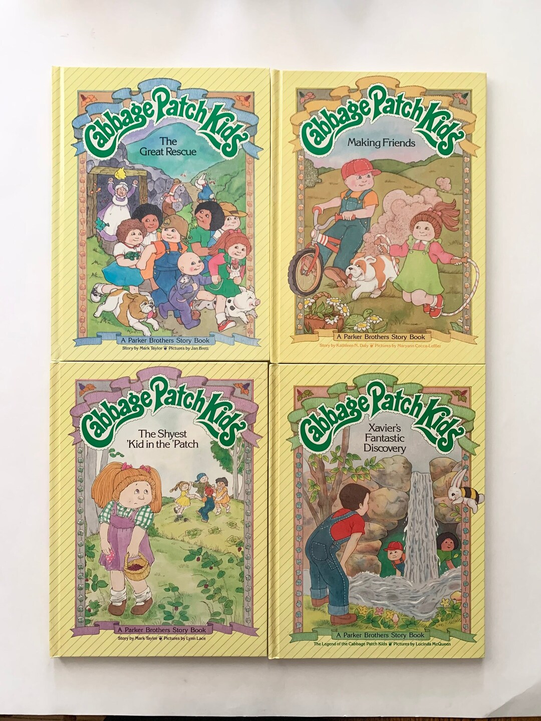 Four 1984 Cabbage Patch Kids Parker Brothers Storybooks Large Size - Etsy