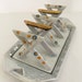 Toast Holder 4 Slice Toast Rack Art Deco Style Lustreware Made in Japan ...