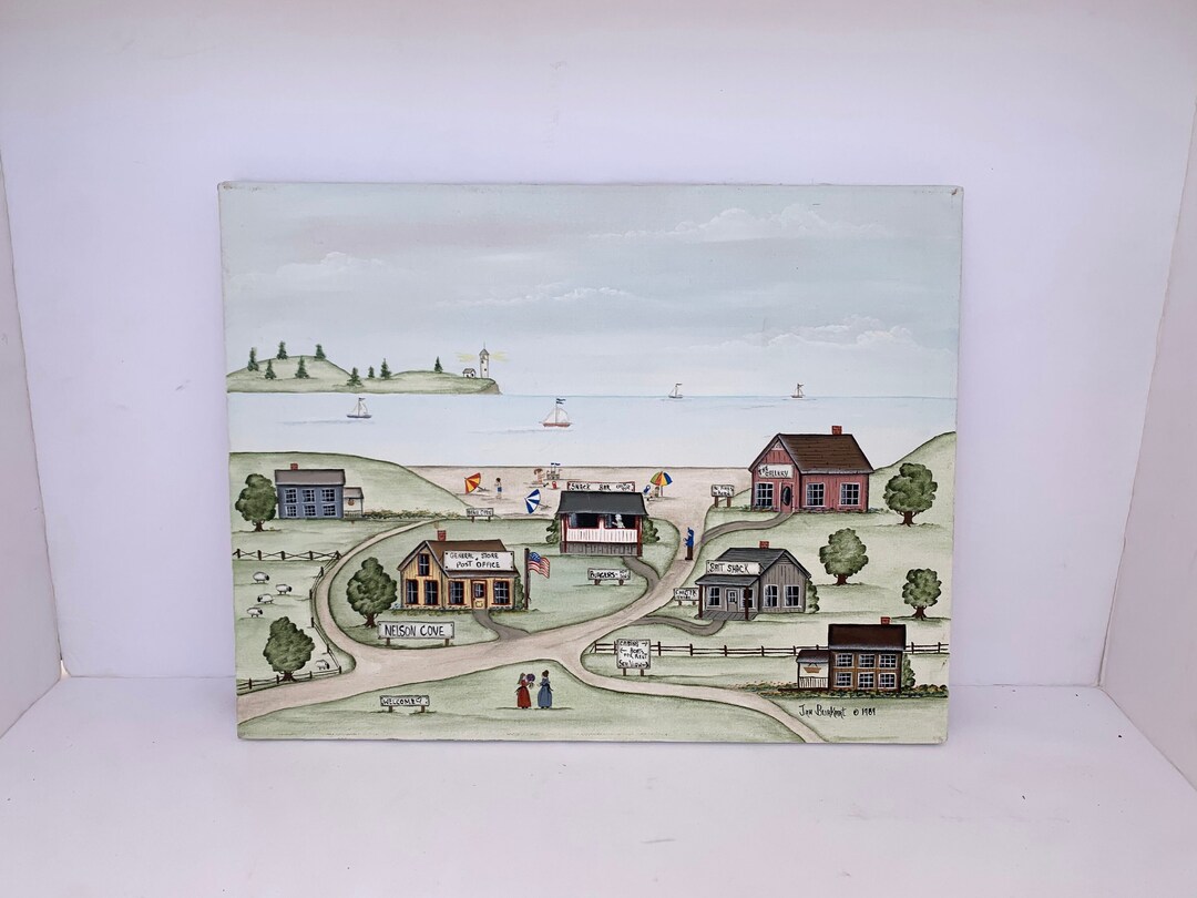 Nelson Cove - Original Painting on Canvas - PNW Artist Signed and ...