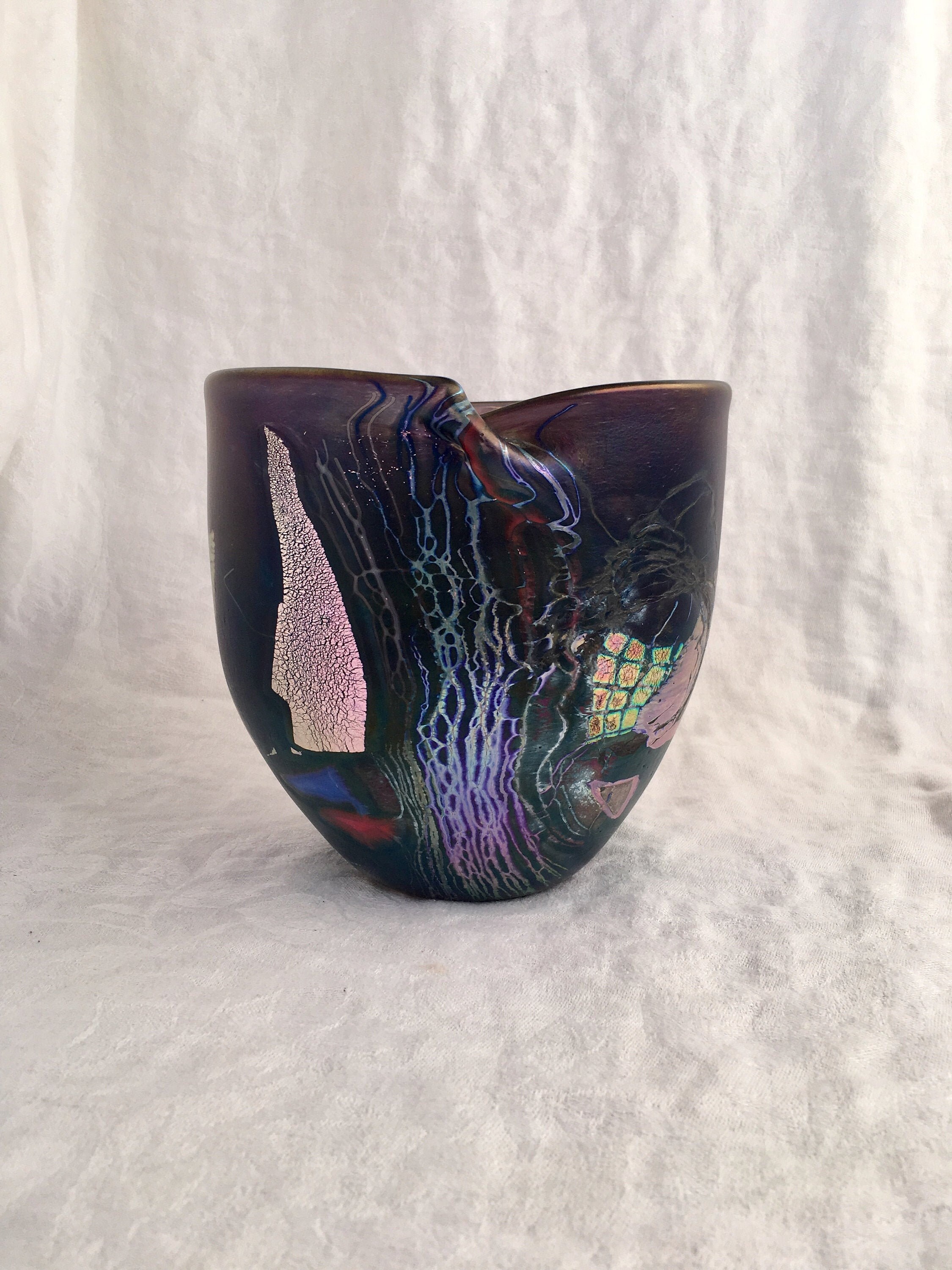 Robert Held Art Glass Vase or Bowl SHOWSTOPPER One of a - Etsy Canada