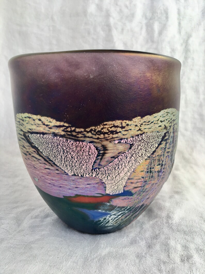 Robert Held Art Glass Vase or Bowl SHOWSTOPPER One of a - Etsy Canada