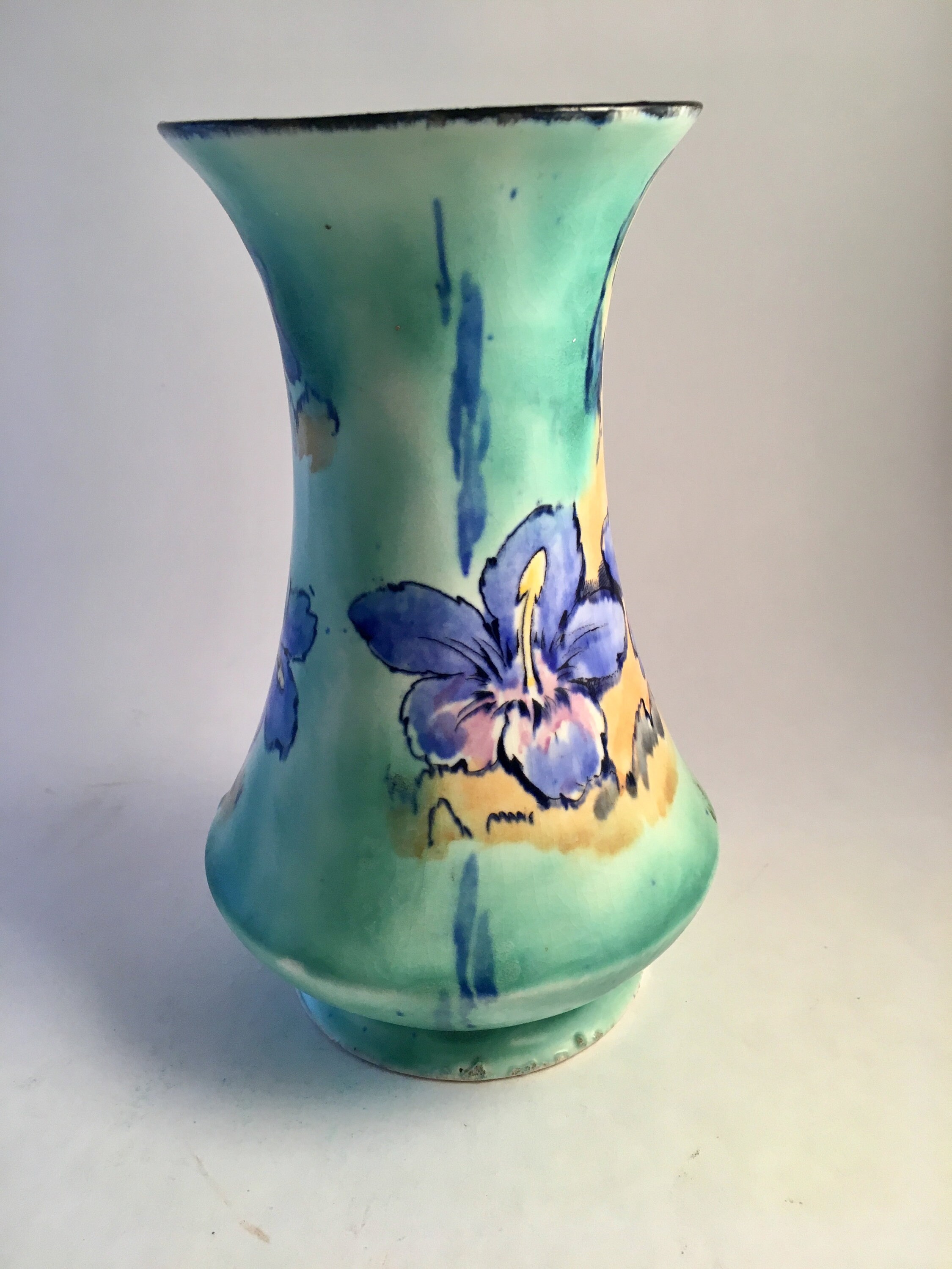 H&K Tunstall Vase - Glendale Pattern - Made in England - Circa 1930s - Etsy