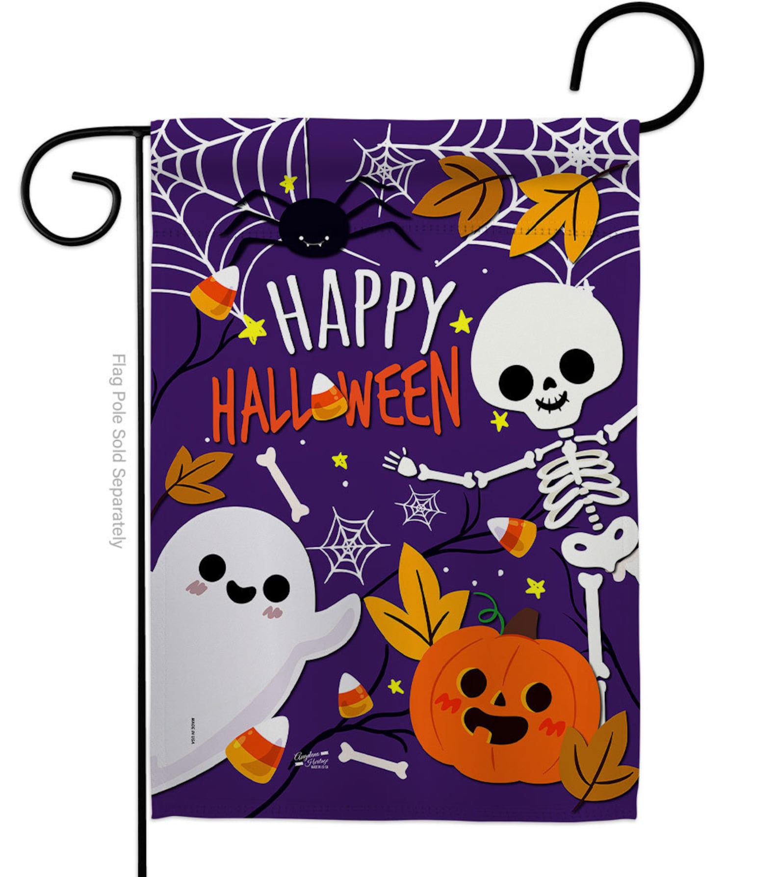 Happy Halloween Halloween Garden Flag Outdoor Decorative Yard - Etsy