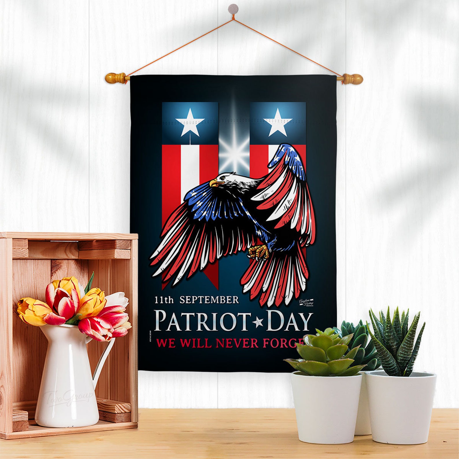 911 Patriot Day Patriot Day Garden Flag Outdoor Decorative - Etsy