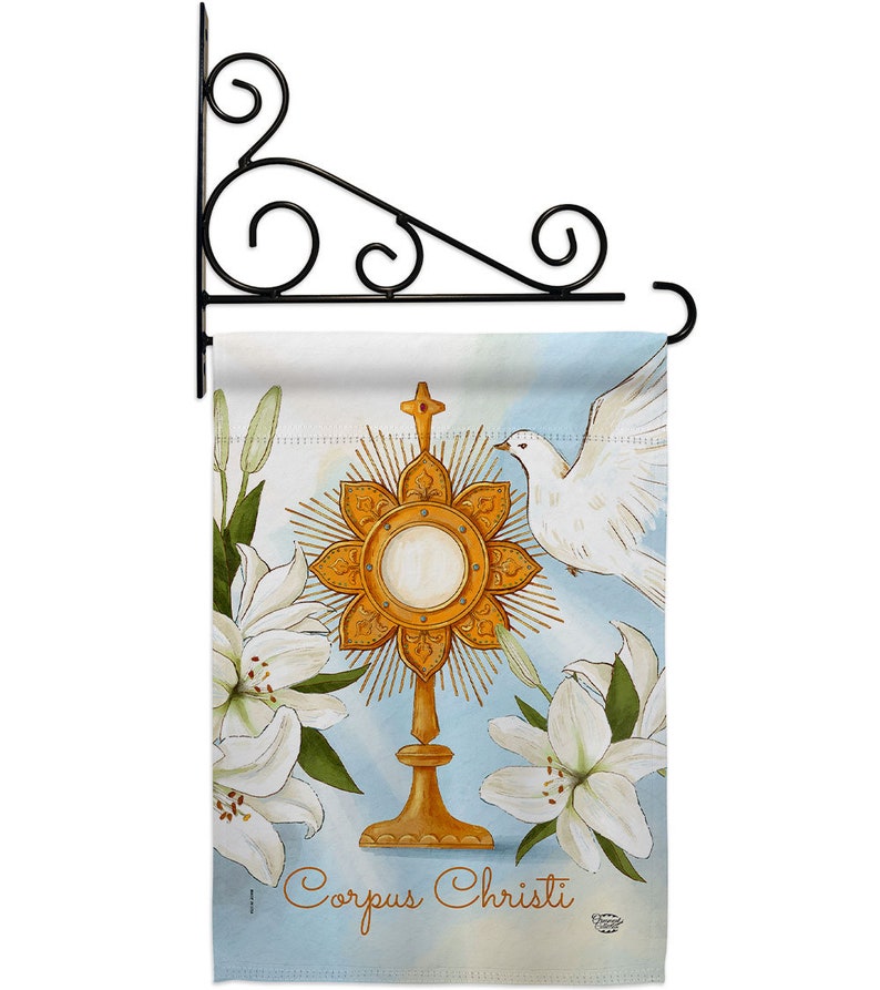 Corpus Christi First Communion Garden Flag Outdoor Decorative - Etsy