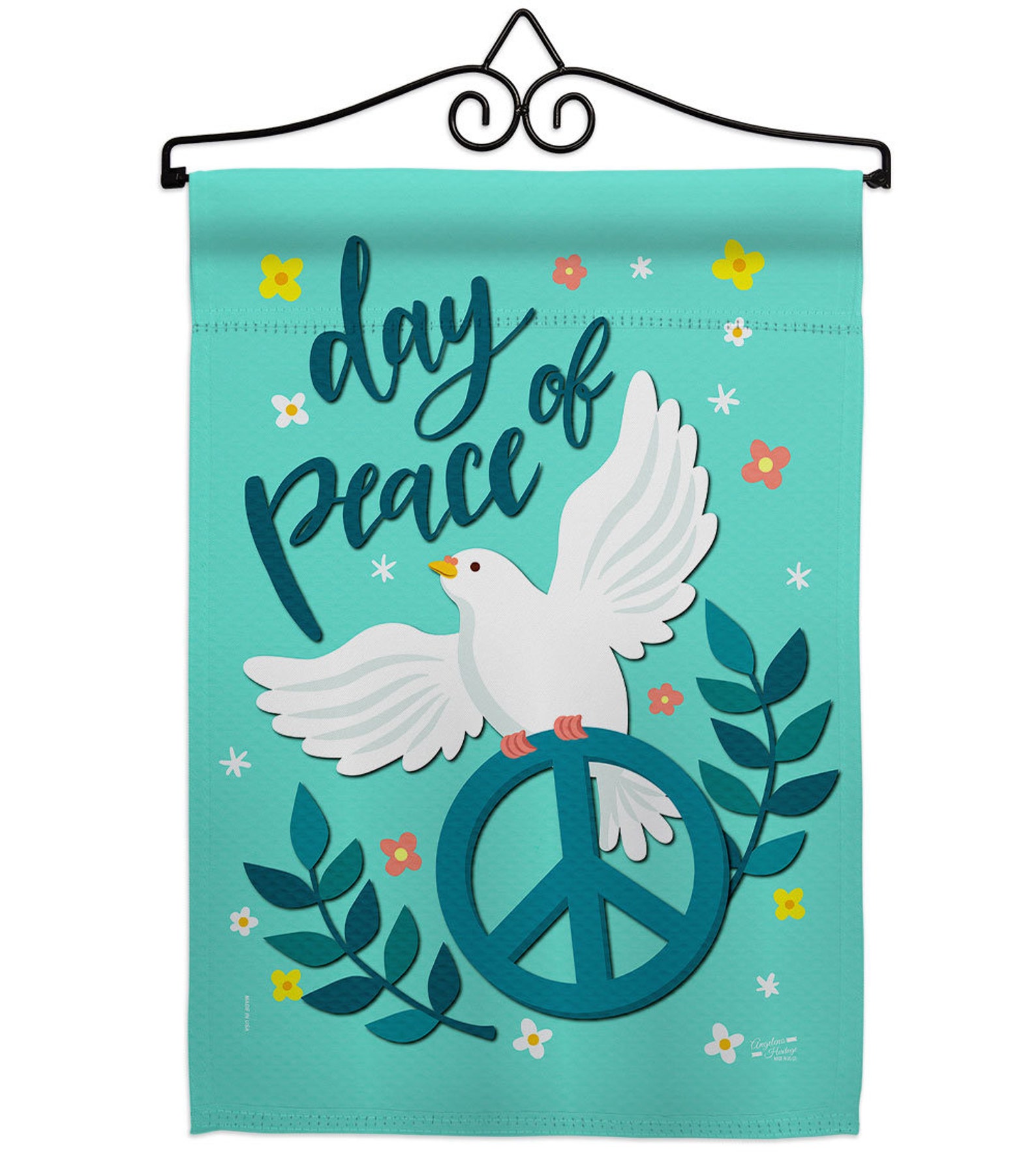 Day of Peace Earth Garden Flag Outdoor Decorative Yard House - Etsy