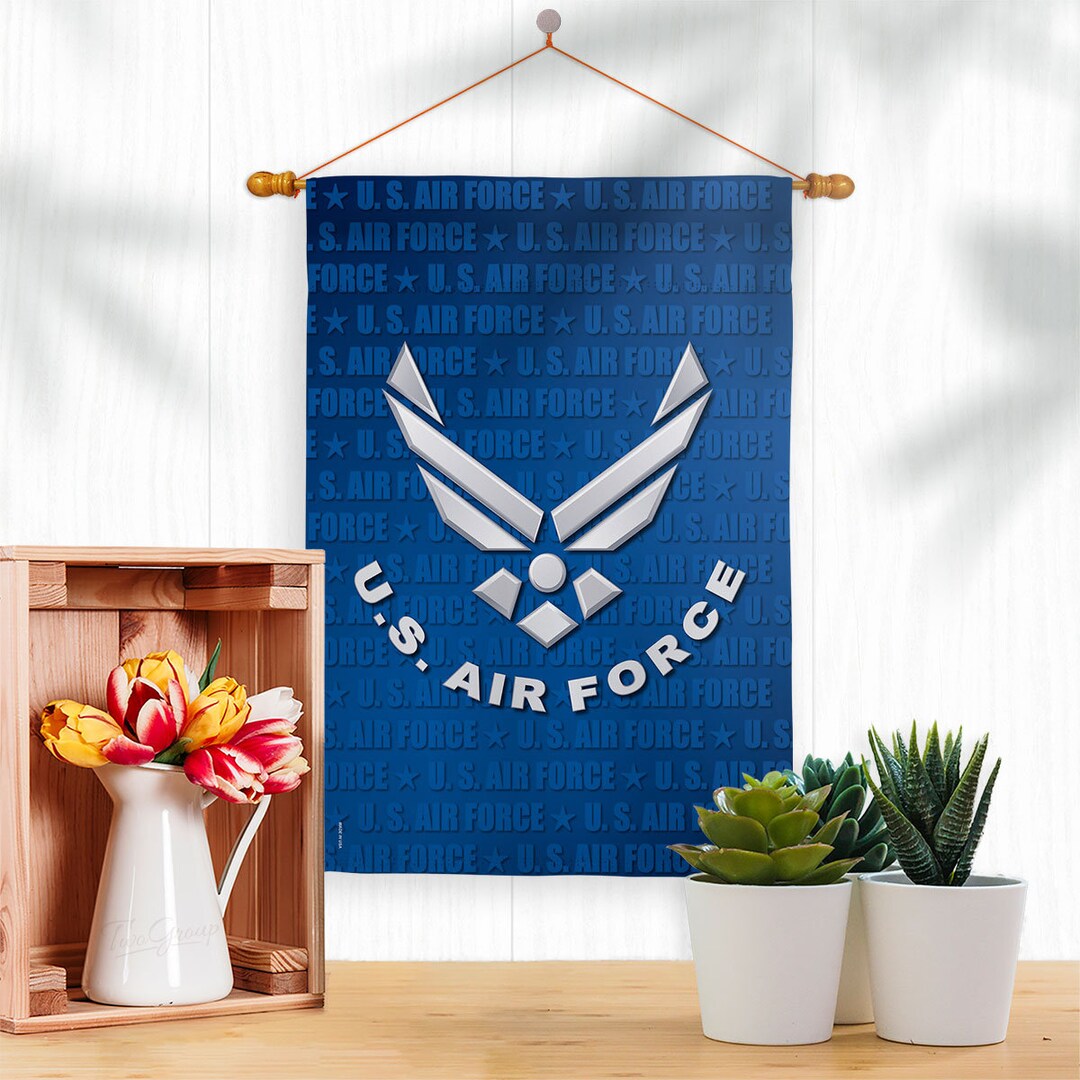 US Air Force Garden Flag Outdoor Decorative Yard House Banner Double ...