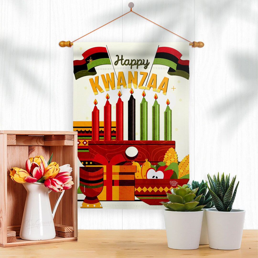 Gather Kwanzaa Kwanzaa Garden Flag Outdoor Decorative Yard House Banner ...