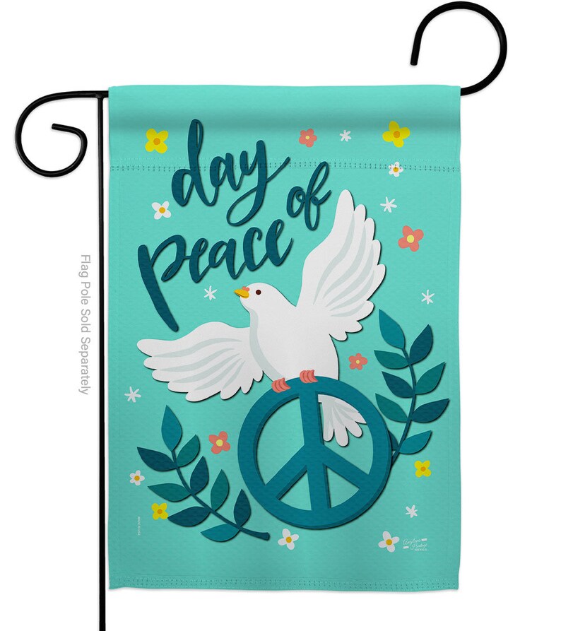 Day of Peace Earth Garden Flag Outdoor Decorative Yard House - Etsy