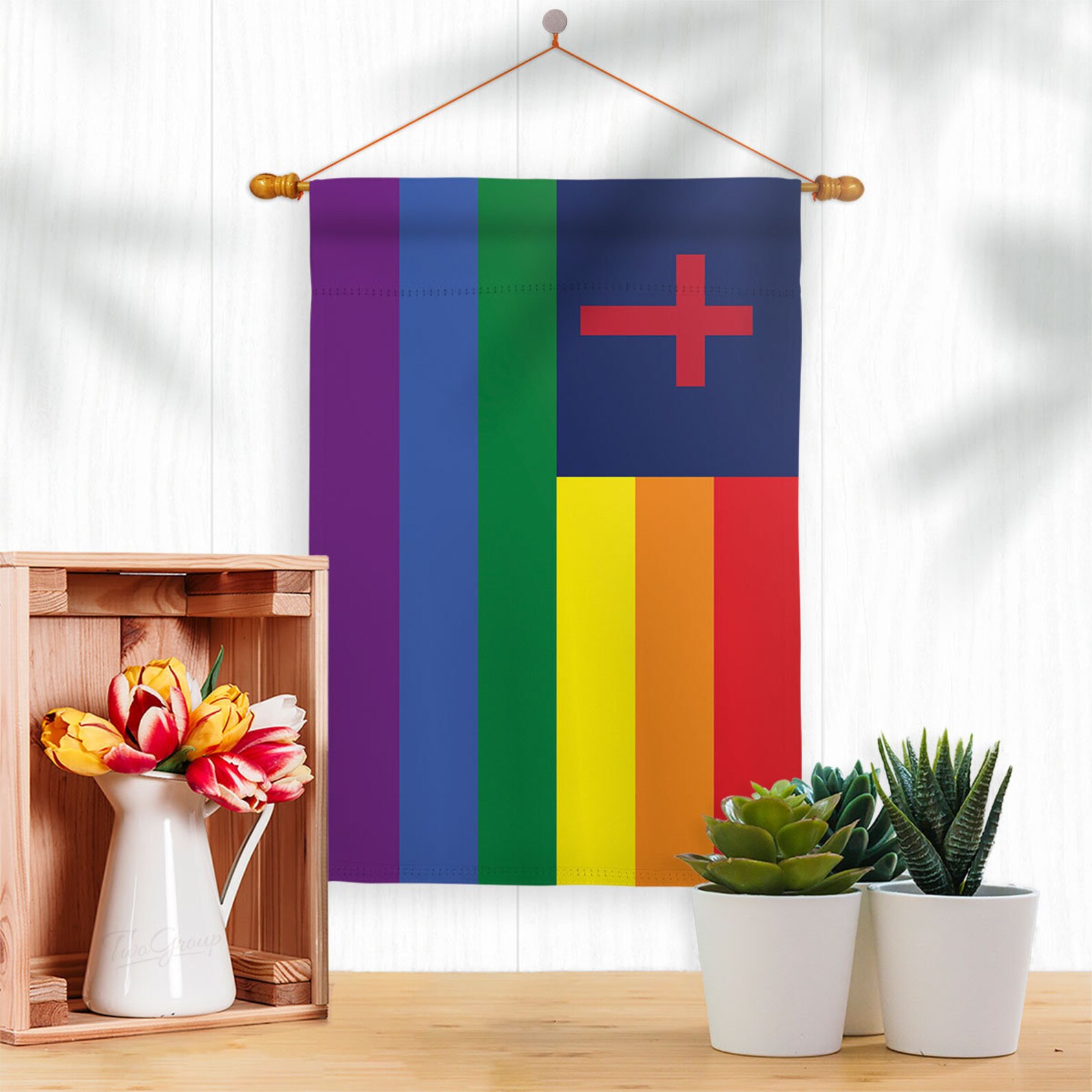 Christian Pride Pride Garden Flag Outdoor Decorative Yard | Etsy