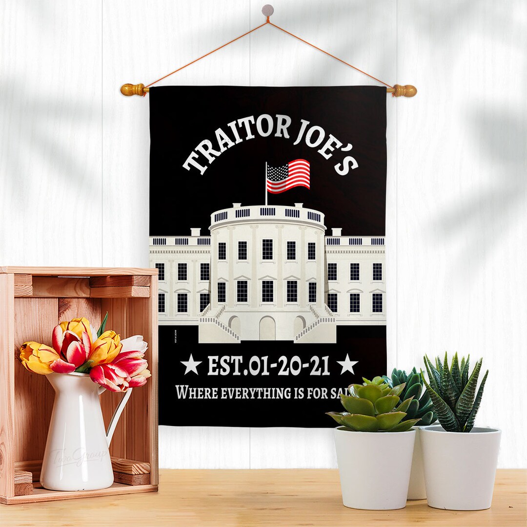 Traitor Joe's Sales Political Garden Flag Outdoor Decorative Yard House ...