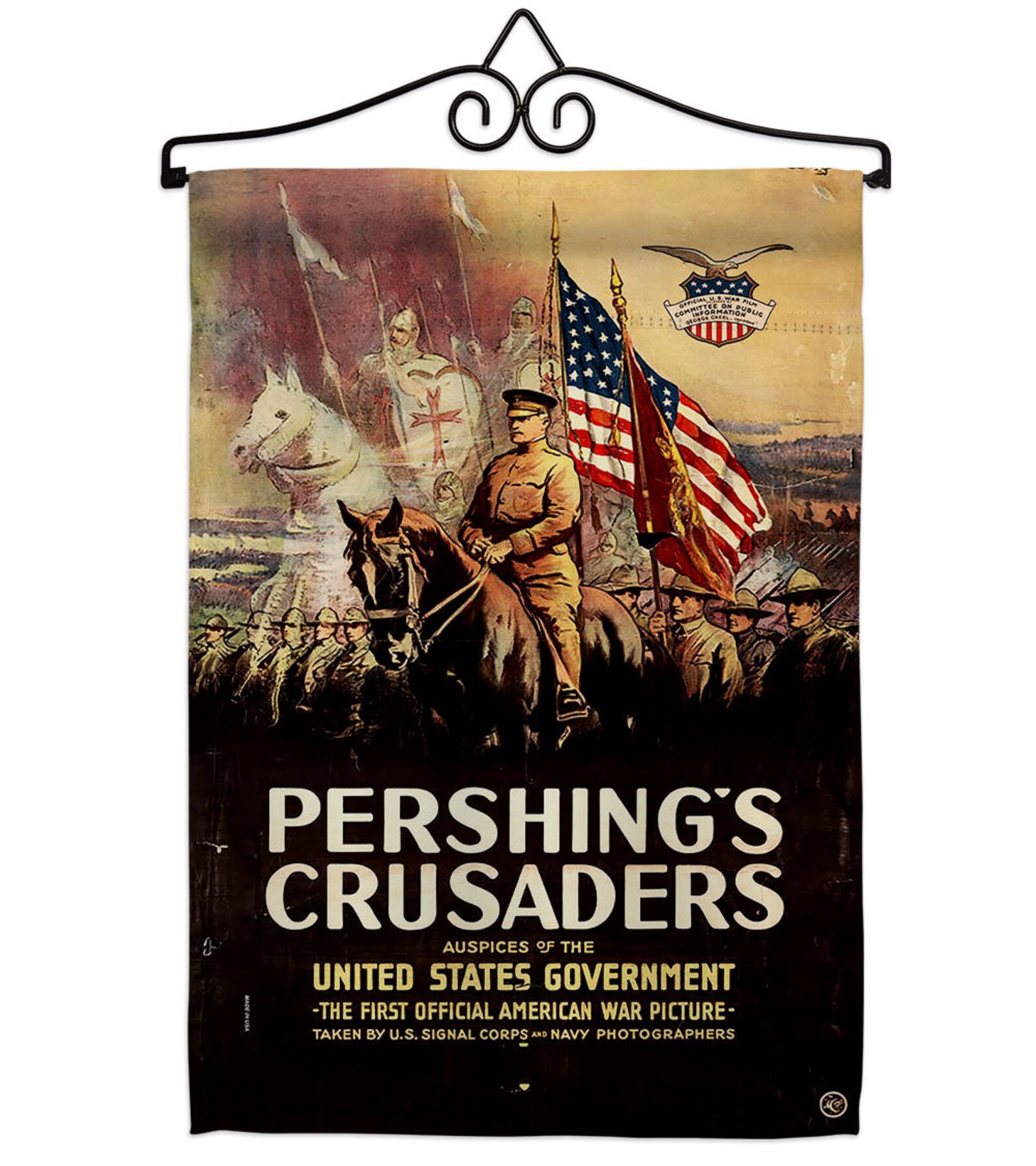Pershing's Crusaders Veterans Garden Flag Outdoor - Etsy