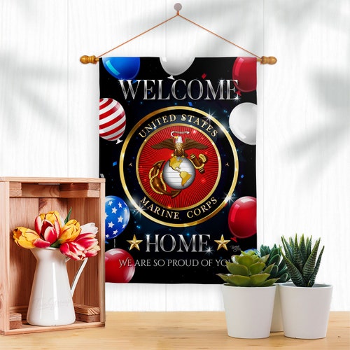 USMC Welcome Home Banner - Etsy