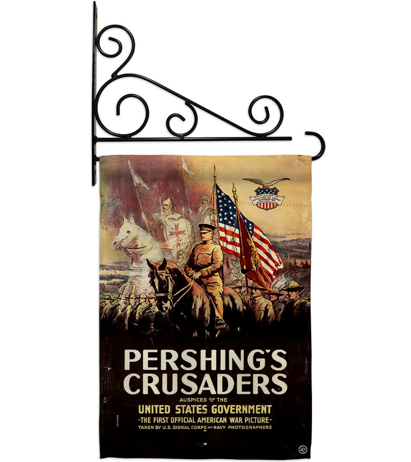 Pershing's Crusaders Veterans Garden Flag Outdoor - Etsy