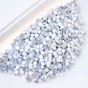Solid White Rhinestones - Etsy