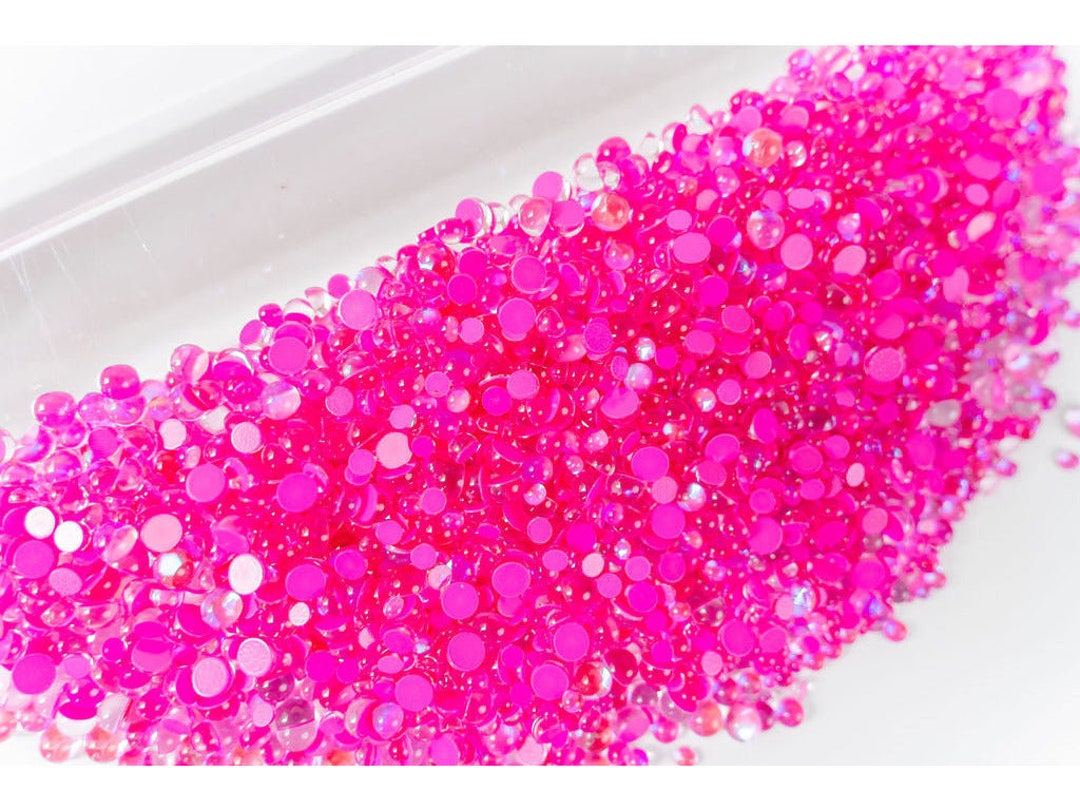 Mermaid Tears Rhinestones Pink - Etsy