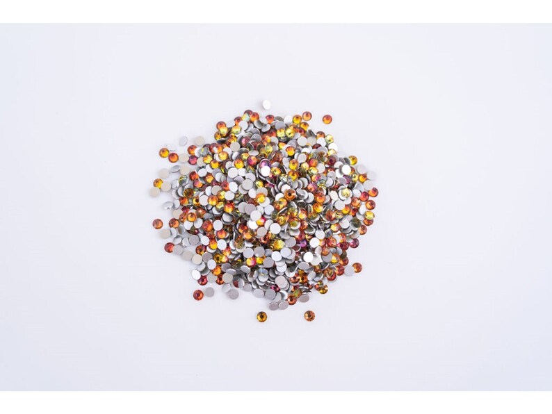 Red Flame Volcano Rhinestones - Etsy