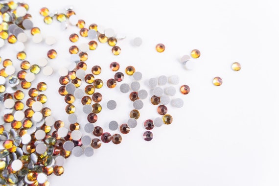 Red Flame Volcano Rhinestones | Etsy