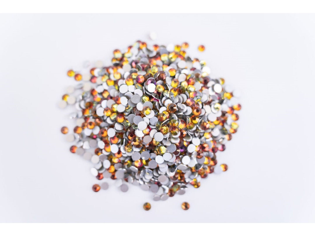 Red Flame Volcano Rhinestones - Etsy