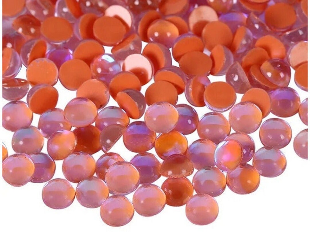 Mermaid Tears Rhinestones Orange - Etsy