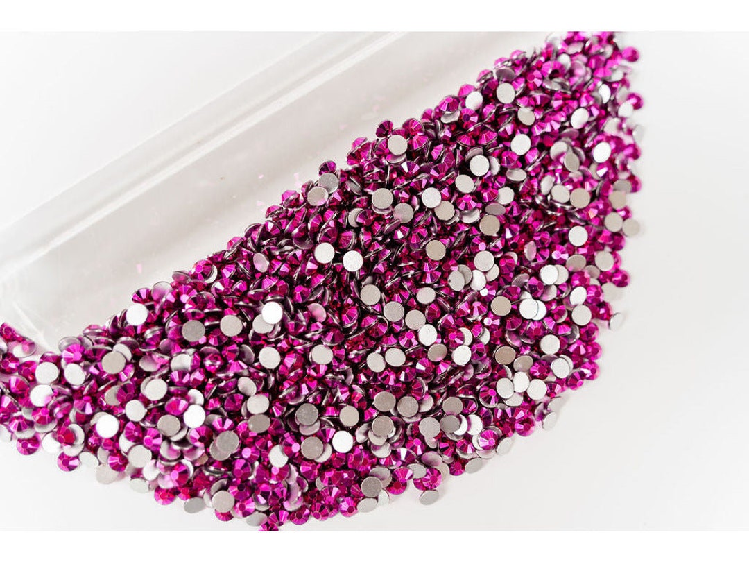 Metallic Fuschia Rhinestones - Etsy