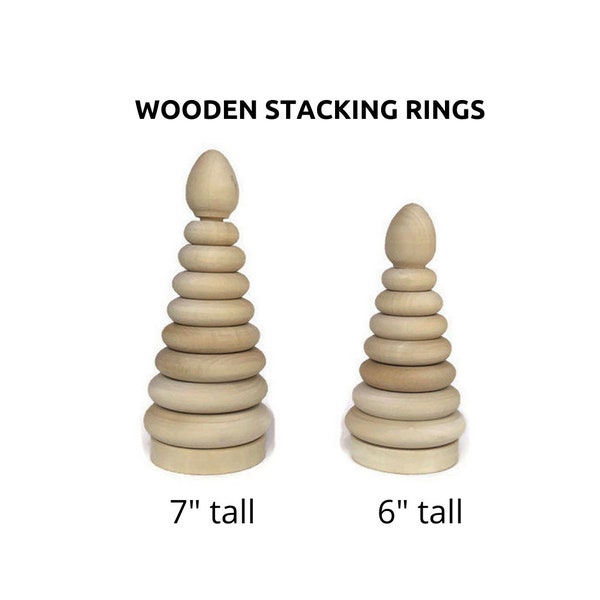Wooden Ring Stacker - Etsy
