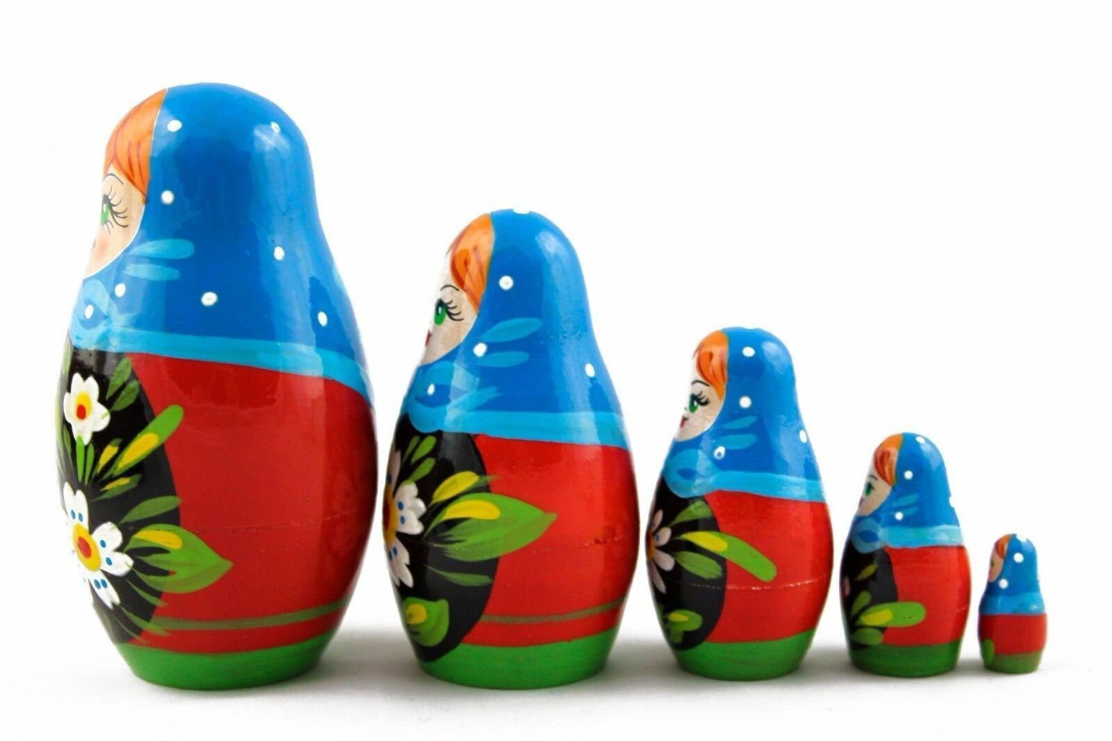 Traditional Nesting Dolls Handmade Wooden Toy Developing - Etsy
