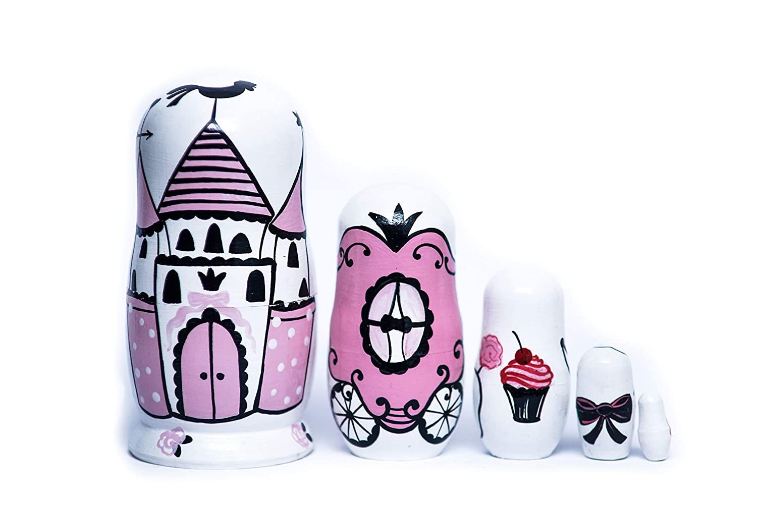 Princess Nesting Dolls for Kids Unicorn Handmade Wooden Toy - Etsy