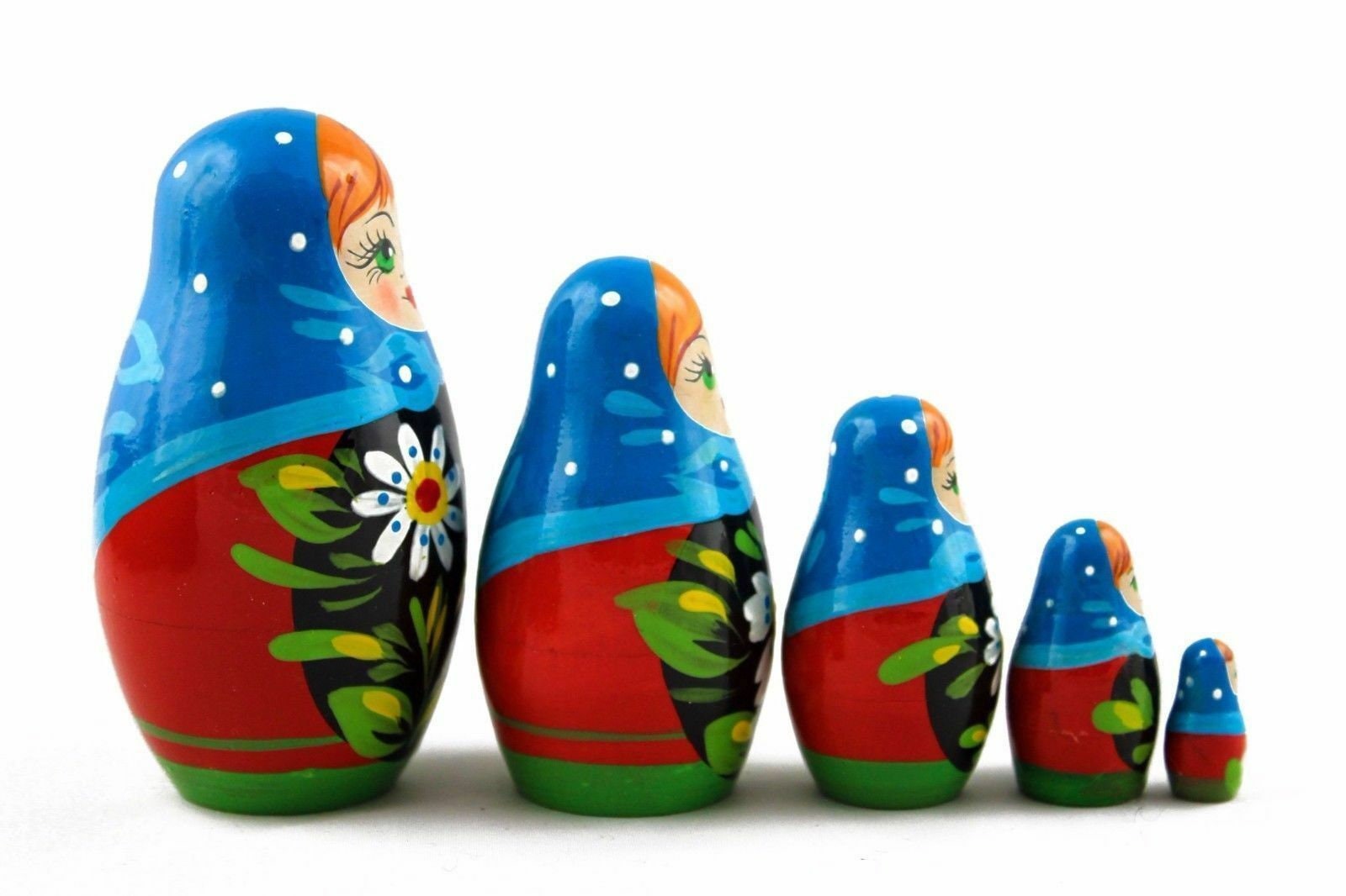 Traditional Nesting Dolls Handmade Wooden Toy Developing - Etsy