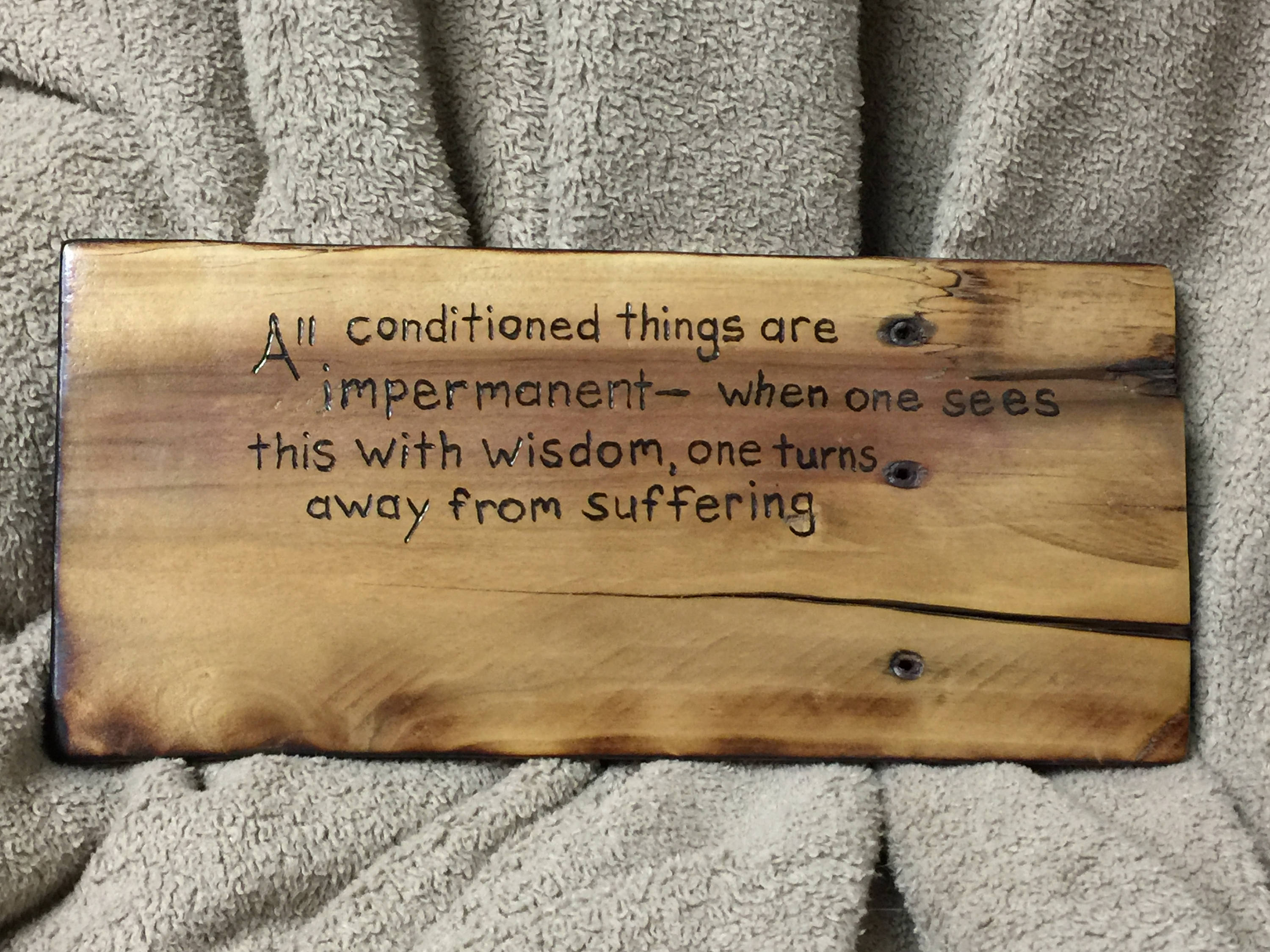 Inspirational Wood Burned Plaque - Etsy