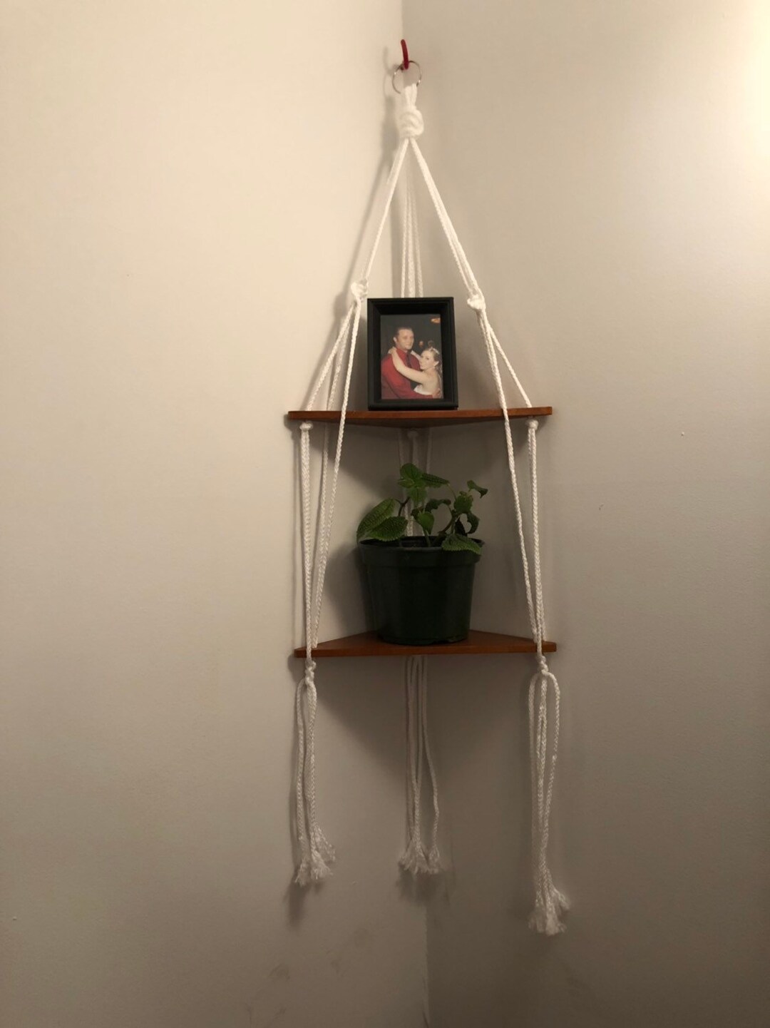Macrame Corner Shelf - Etsy
