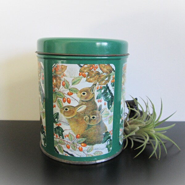 Rabbit Tin - Etsy