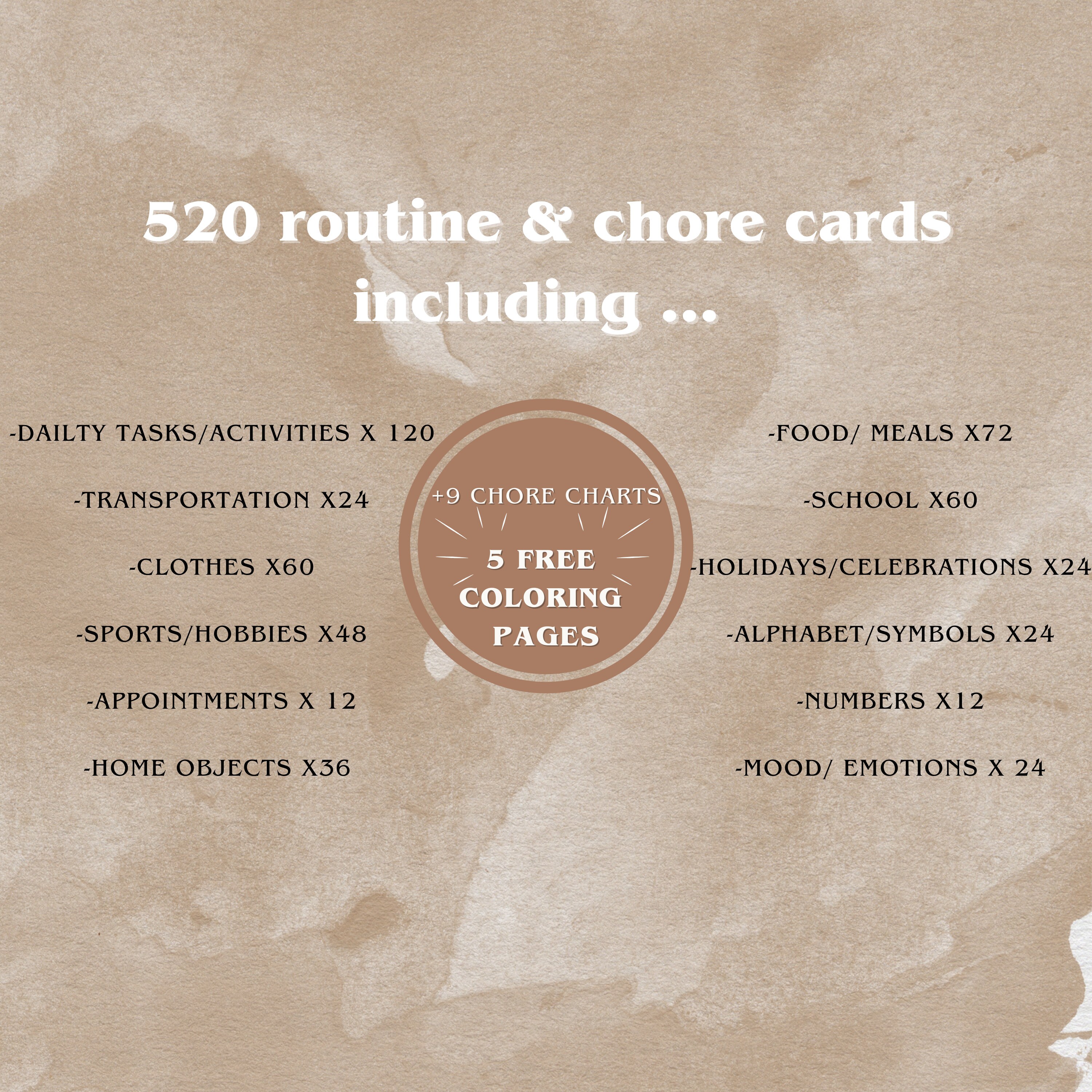 Chore Chart for Kids/daily Rhythm Schedule for Toddlers & - Etsy