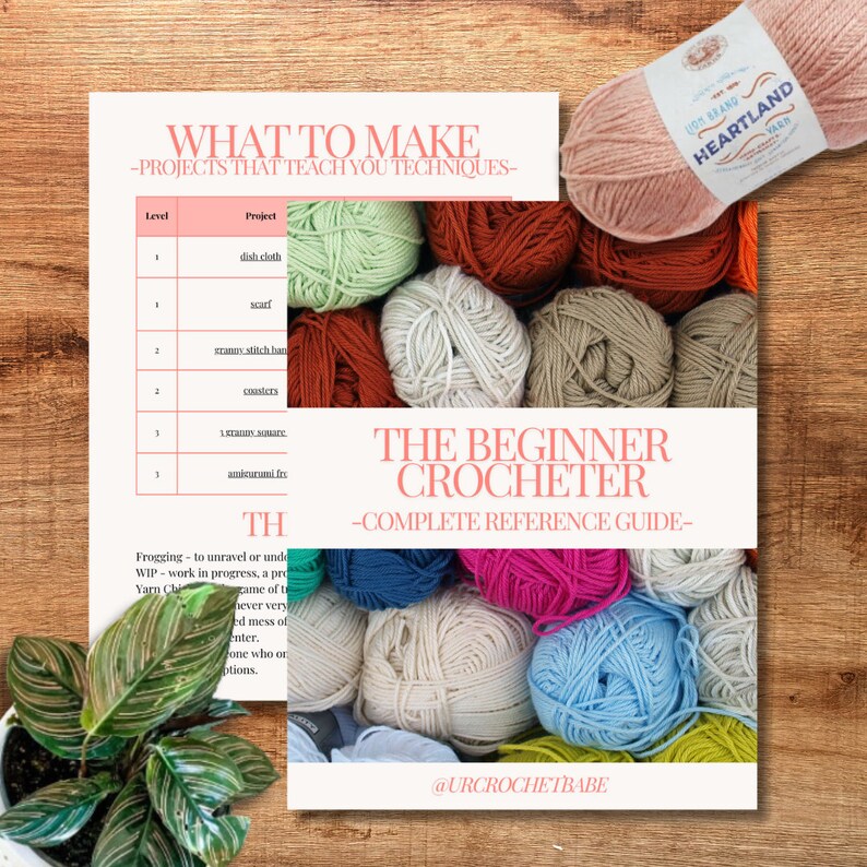 Beginner Crochet Cheat Sheet Printable, Beginner Crochet Guide, Crochet ...