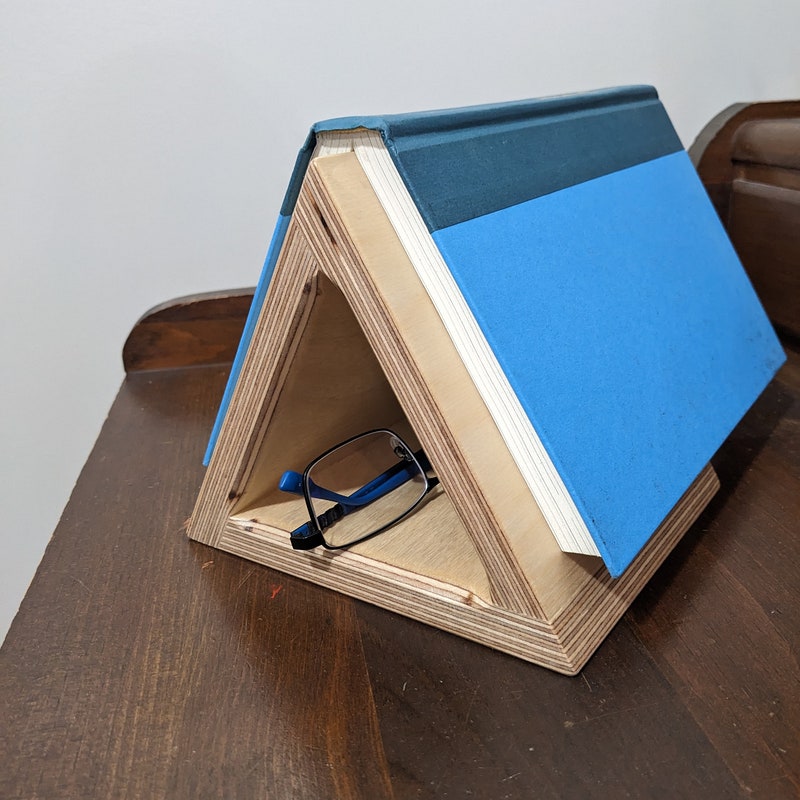 Wood Book Rest Stand - Etsy