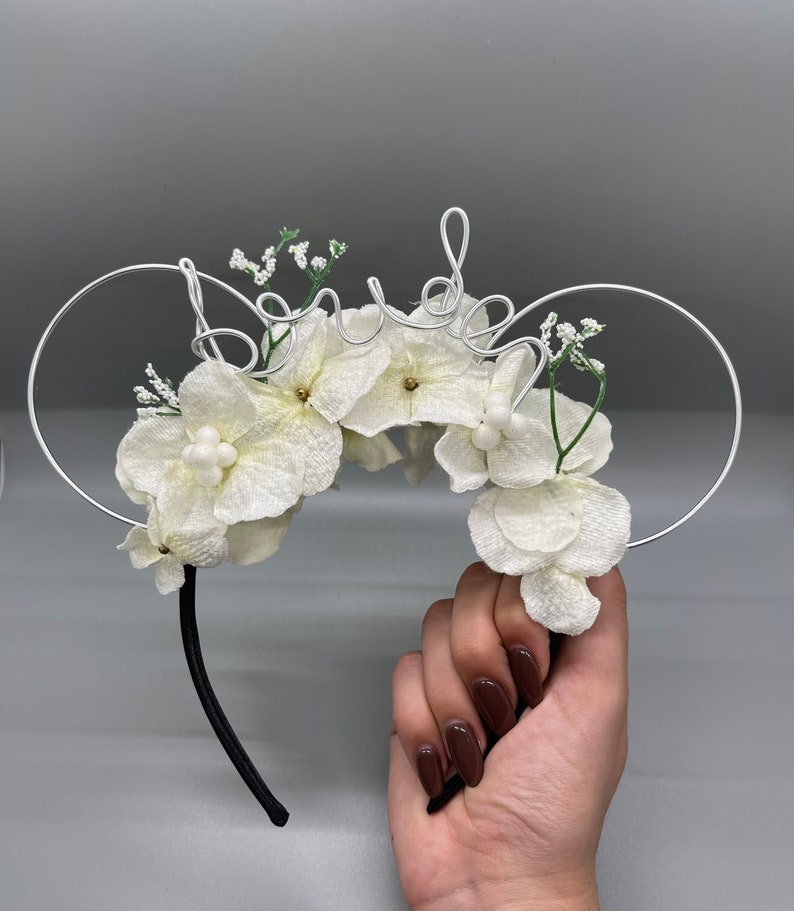 Bridal Flower Disney Ears - Etsy