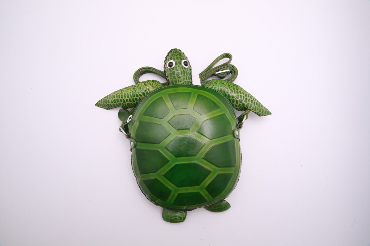 PurseWorld Women Handmade leather Sea Turtle Bag Purse | Etsy