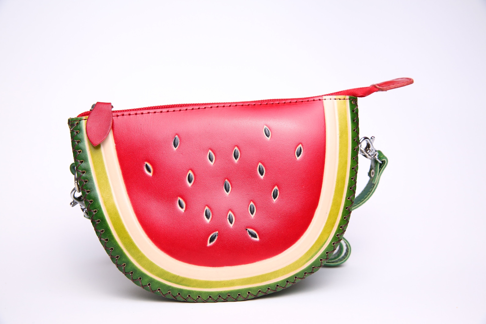 Purseworld Women Handmade Leather Red Watermelon Bag Purse/ - Etsy