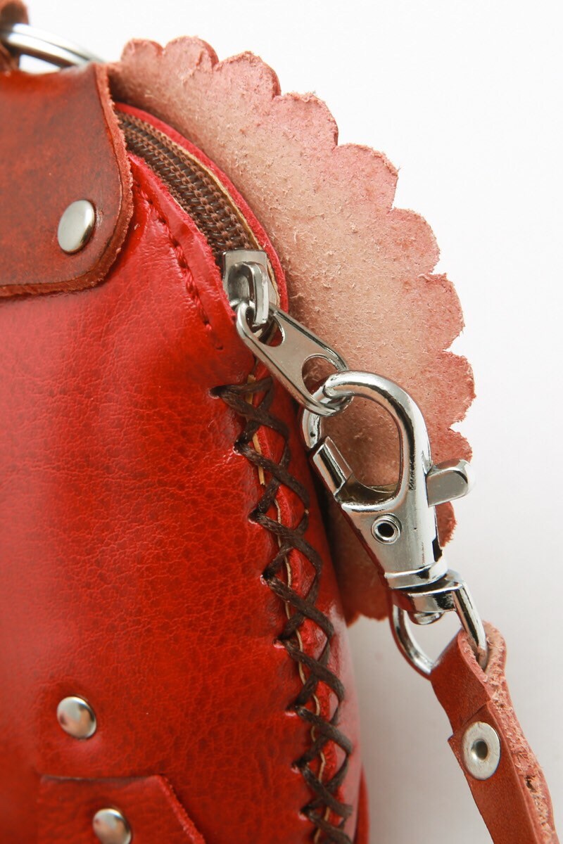 PurseWorld Women Handmade leather Red Koala Purse Bag Animal | Etsy