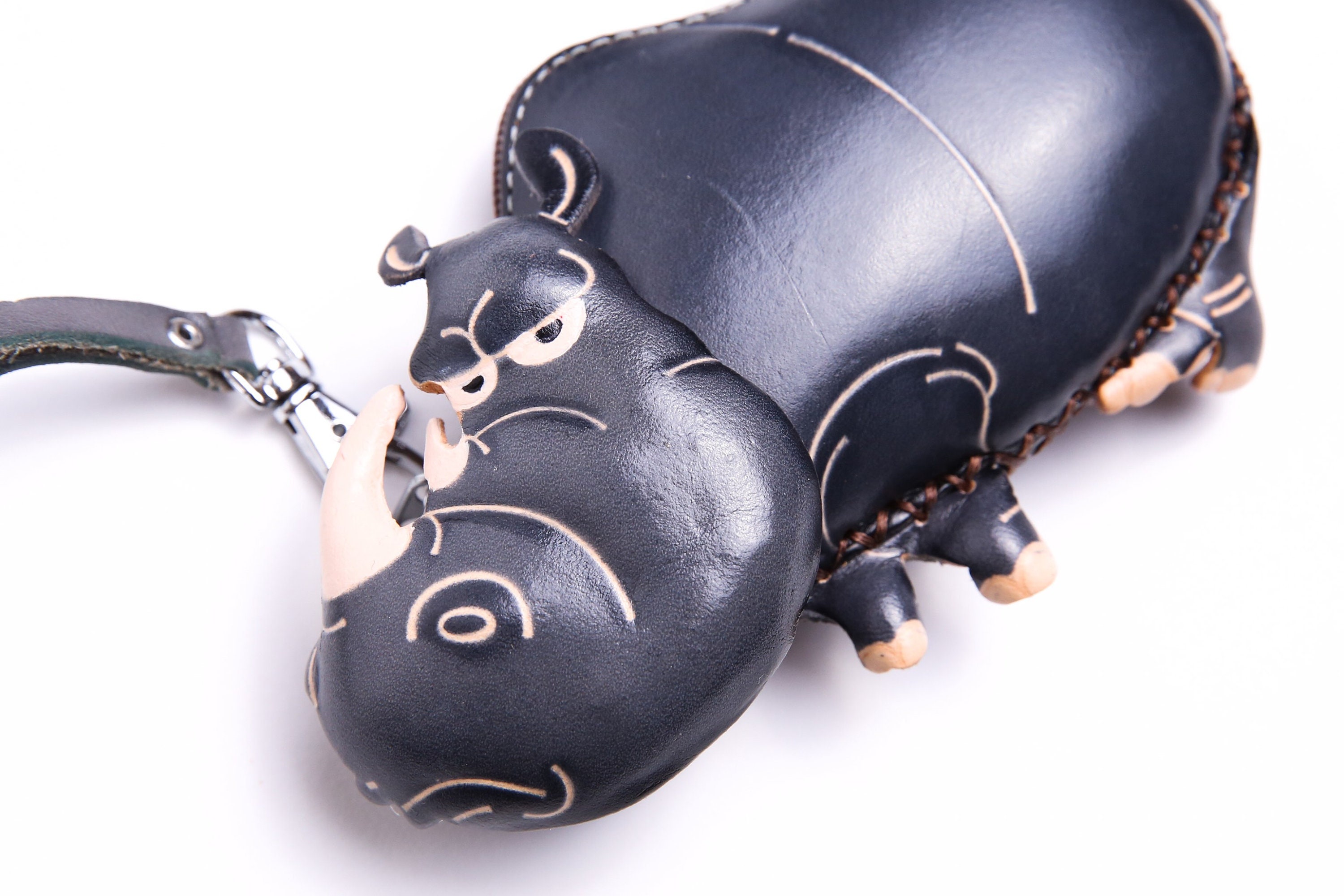 Purseworld Women Handmade Leather Rhino Purse Bag/animal | Etsy