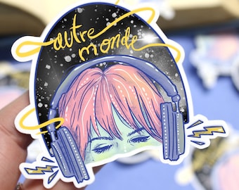 World Map Decal, World Map Sticker, Glitter World Vinyl for Car, Wall ...