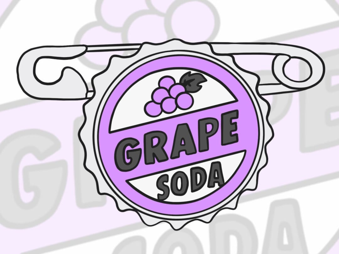 Grape Soda Pin Digital File - Etsy