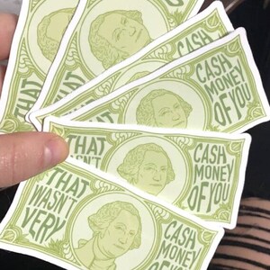 Cash Money Vinyl Sticker - Etsy