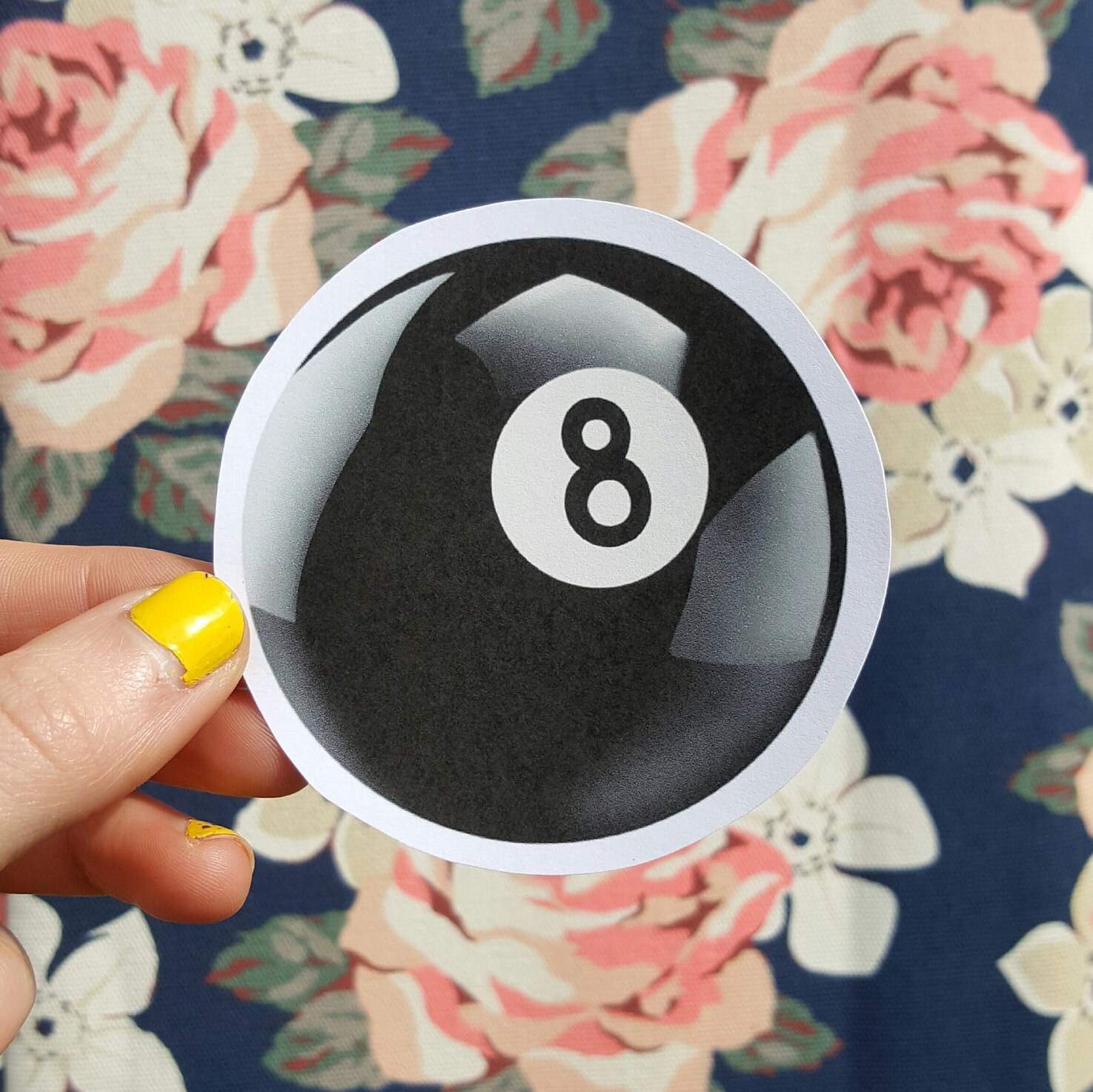 Eight ball Vinyl Sticker Cute Aesthetic Laptop/Hydroflask | Etsy