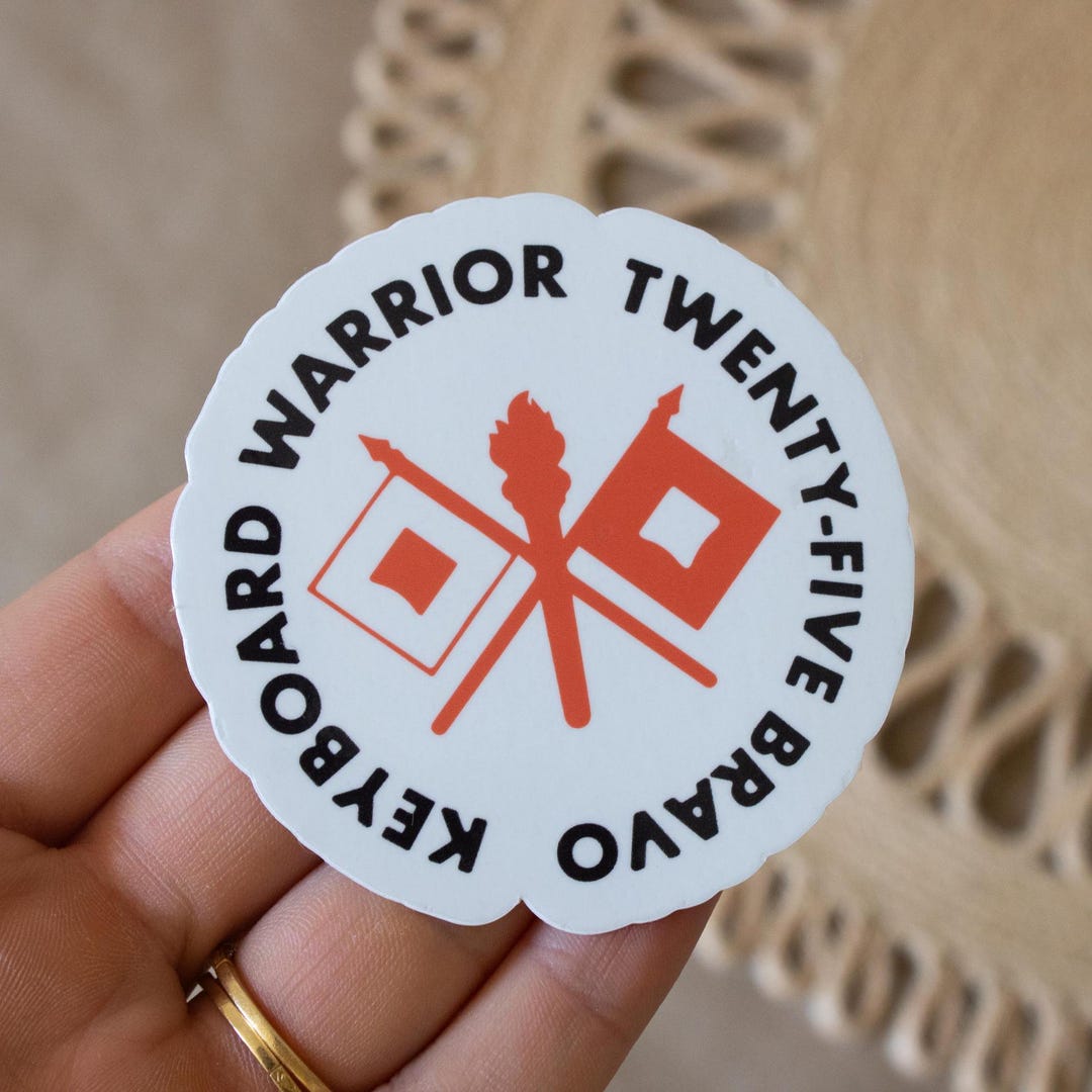 Army IT Specialist Vinyl Sticker | Funny Military 25bravo Mos Signal ...