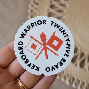 Army IT Specialist Vinyl Sticker | Funny Military 25bravo Mos Signal ...