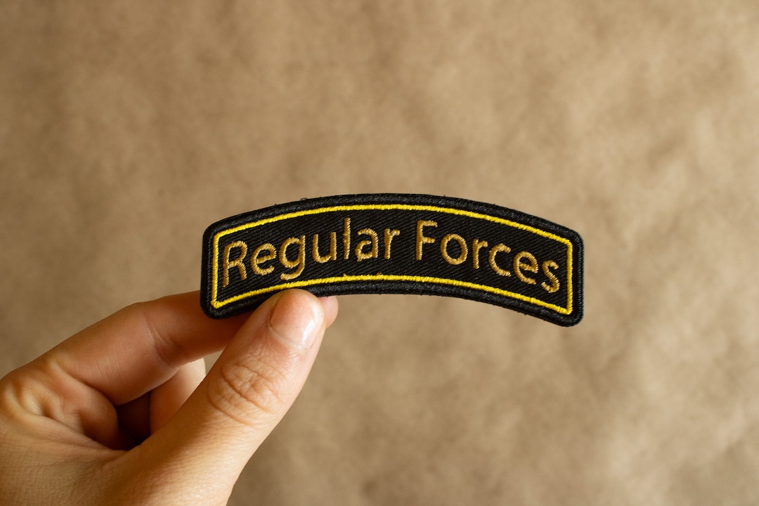 Regular Forces Embroidered Velcro Morale Patch | Tactical Army, Grunt ...