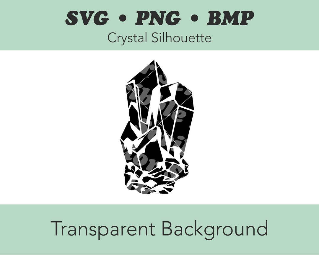 Crystal SVG File | Gemstone Rock Downloadable Printable for Sublimation ...