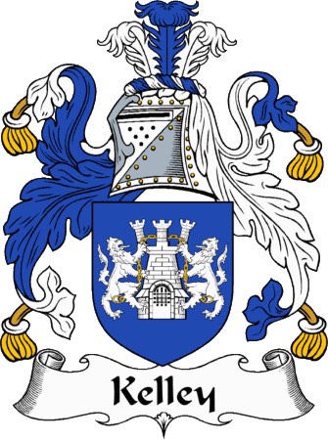 Irish Family Coat of Arms / Crest - Etsy