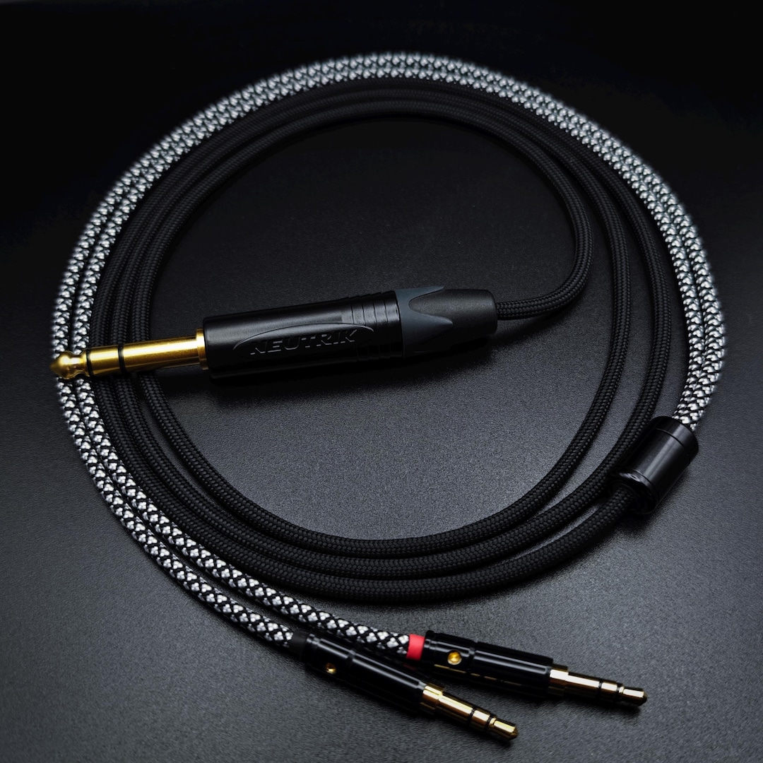 Custom Headphone Cable - Dual 3.5mm Hifiman He400i Sundara Amiron Focal ...